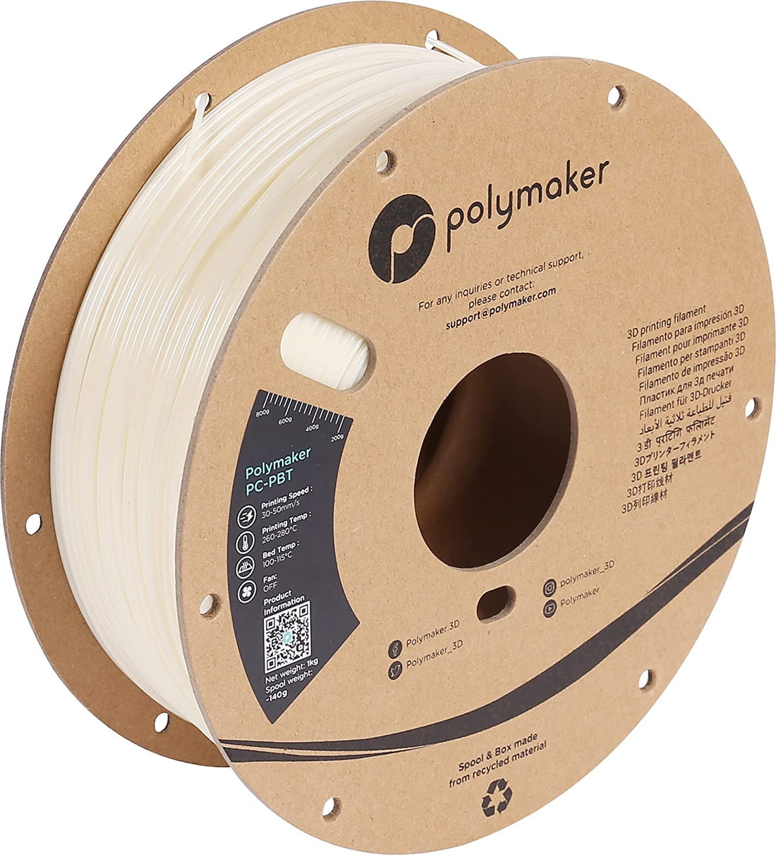 Polymaker PC-PBT 1kg — 3D VERK