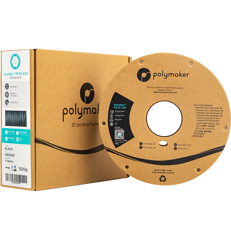 Polymaker PolyMax PETG-ESD - 500gr. — 3D VERK