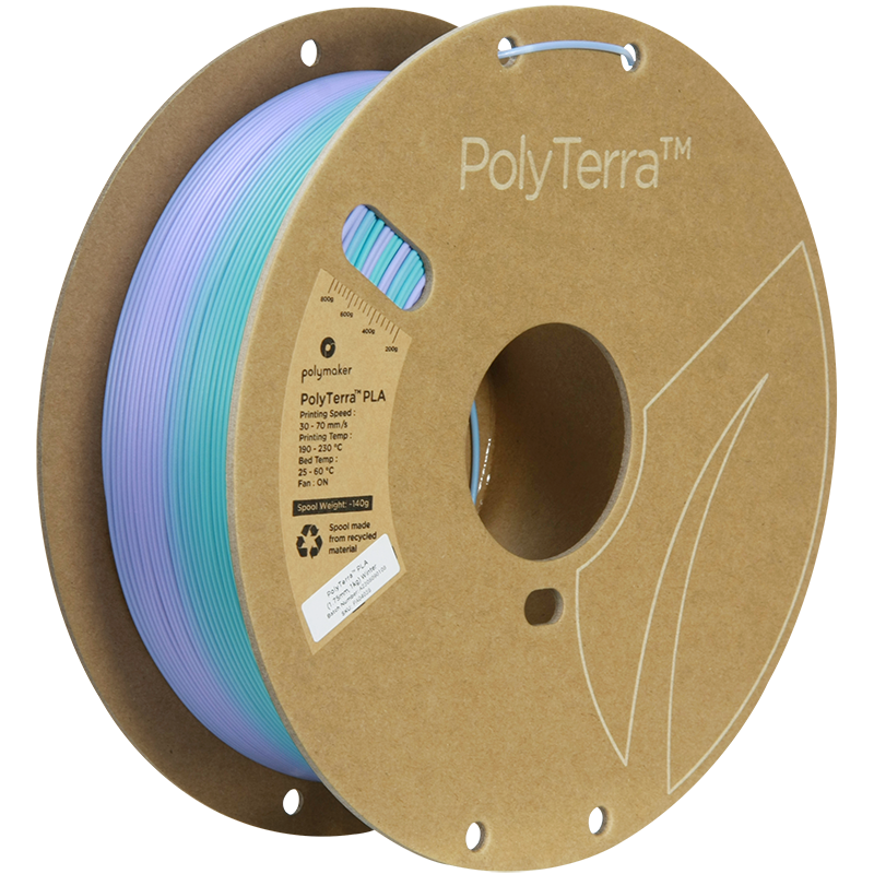 Polymaker Polyterra PLA Litabreytandi - 1kg — 3D VERK