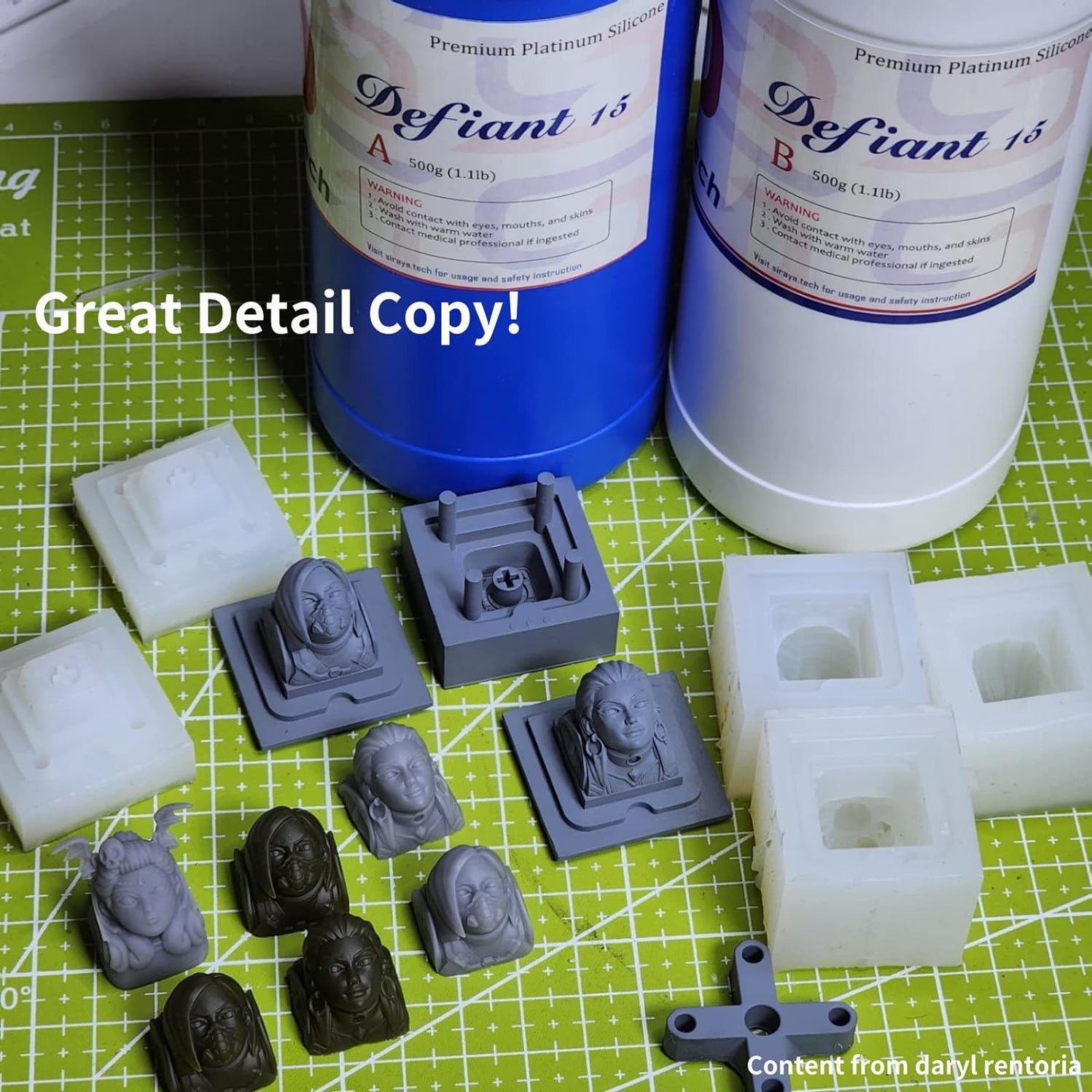 Siraya Tech Silicone - Defiant 15 Platinum - 500gr. + 500gr. — 3D VERK